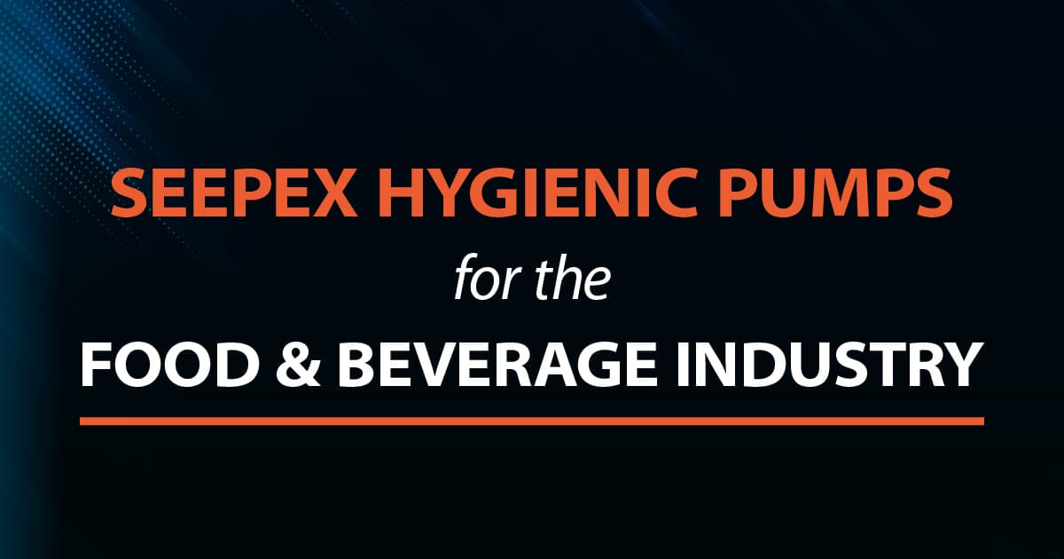 Seepex Hygienic Pumps for the Food & Beverage Industry - DXP Pacific